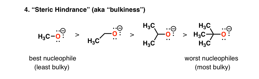 What Makes A Good Nucleophile? – Master Organic Chemistry