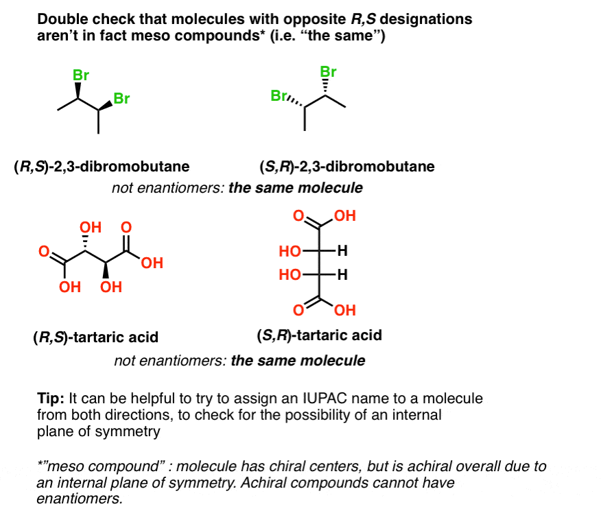 Enantiomers vs Diastereomers vs The Same? Two Methods For Solving Problems