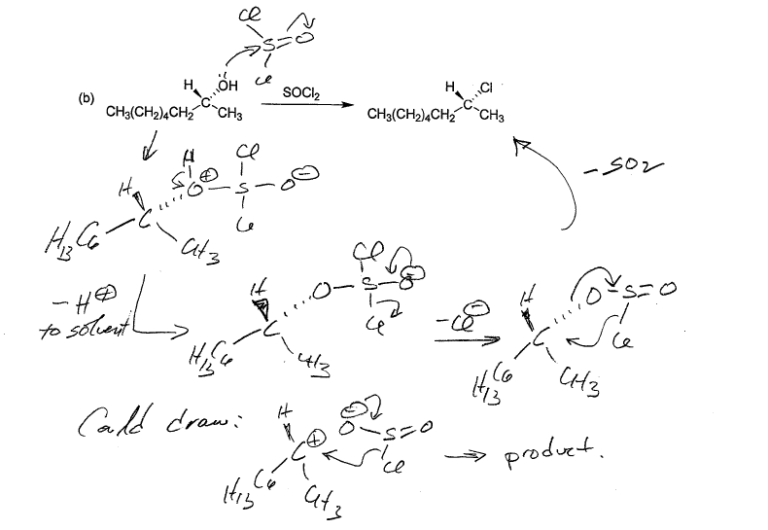 SOCl2 Mechanism For Alcohols To Alkyl Halides: SN2 versus SNi