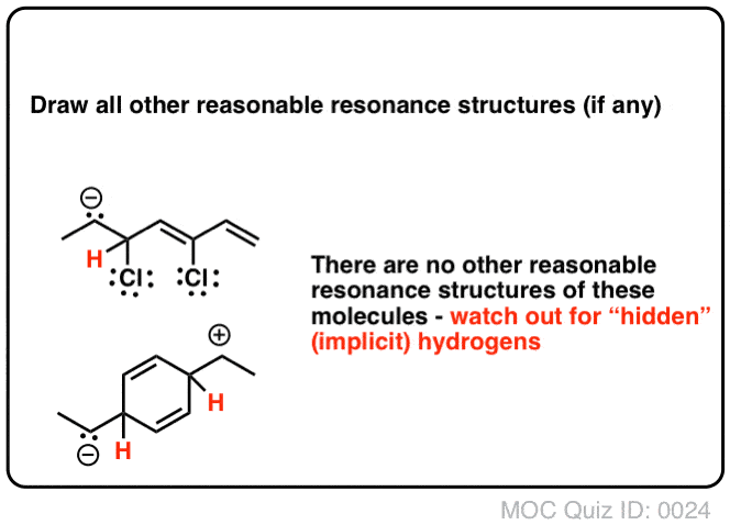 Resonance Structures Practice – Master Organic Chemistry