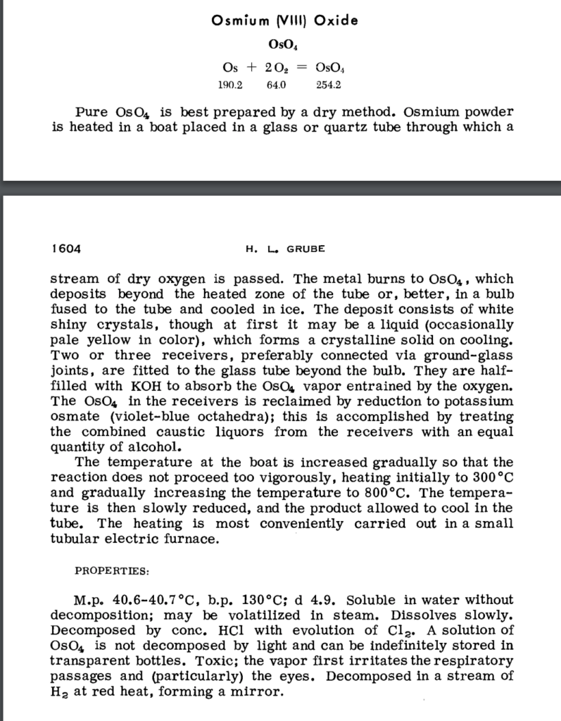 OsO4 (Osmium Tetroxide) for Dihydroxylation of Alkenes – Master Organic ...