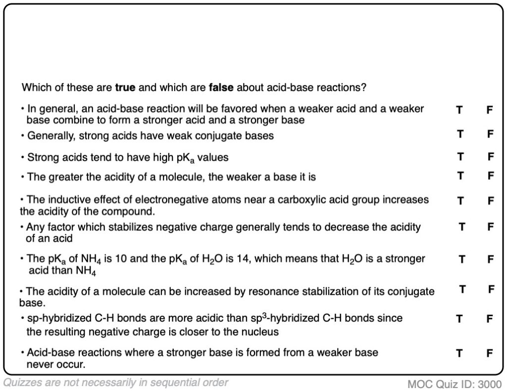 Acid Base Practice Problems – Master Organic Chemistry