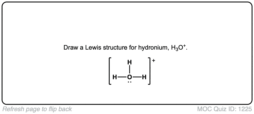 Hydronium Lewis Dot Structure